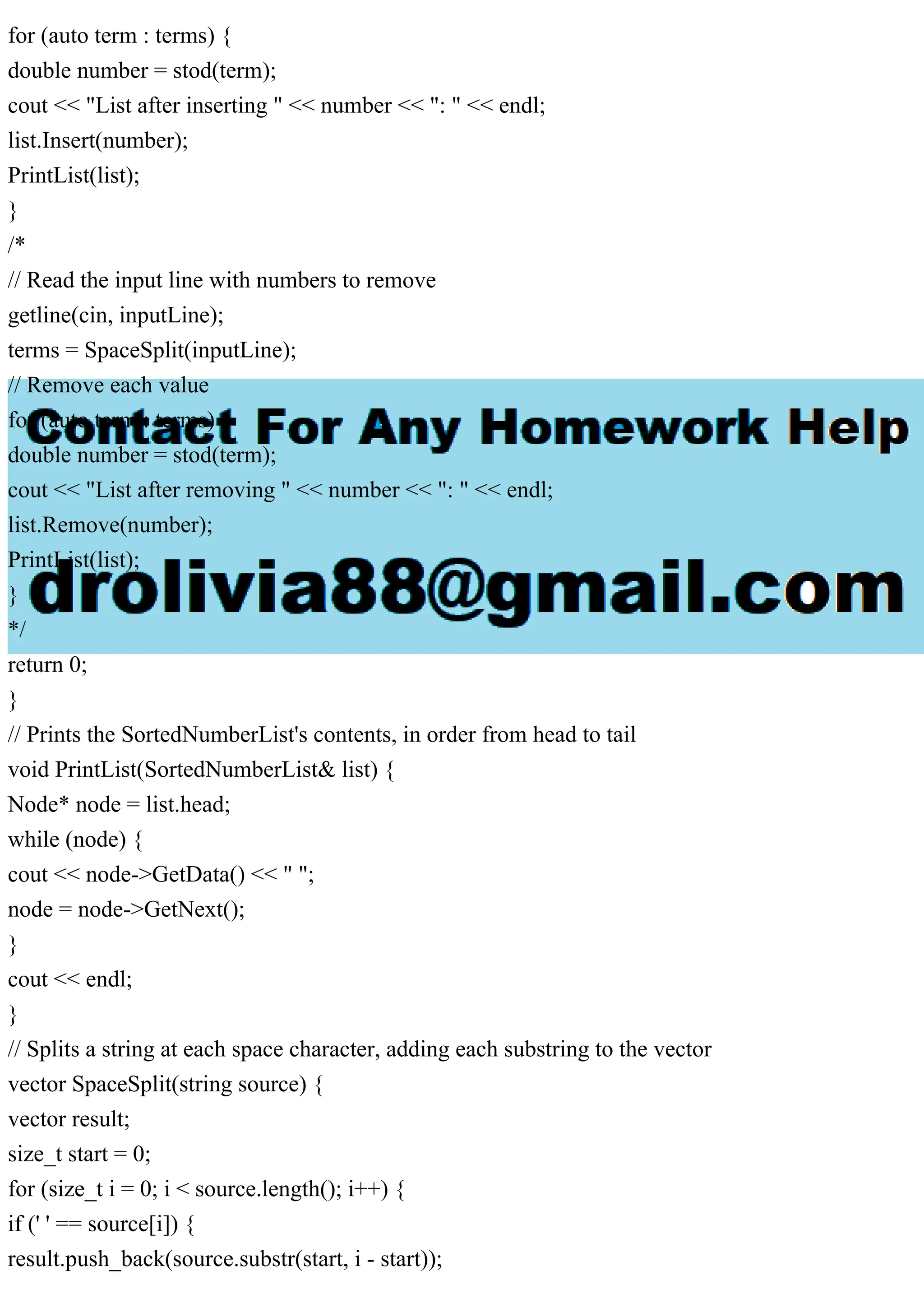 In C++ please, do not alter node.hStep 1 Inspect the Node.h file.pdf