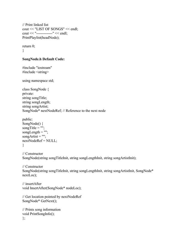 In C++ Plz and In What Order Do I Put It In- LAB- Playlist (output li.pdf
