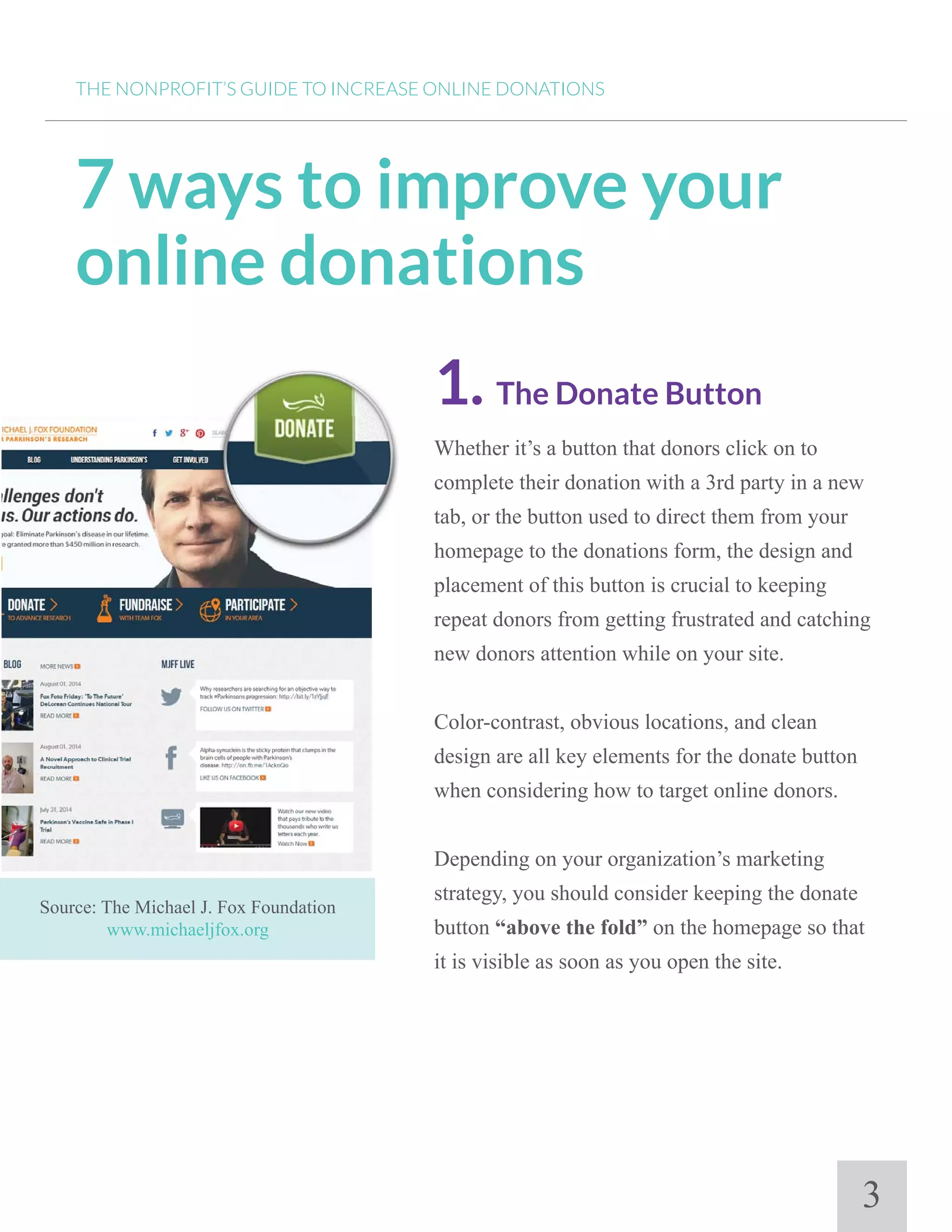 Increase Online Donations Guide | PDF