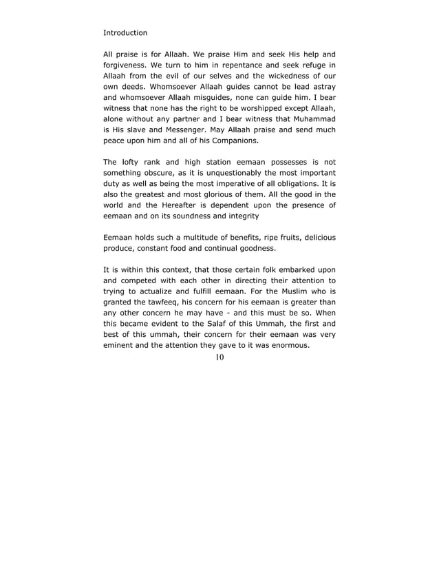 Increase and decrease_of_eemaan | PDF