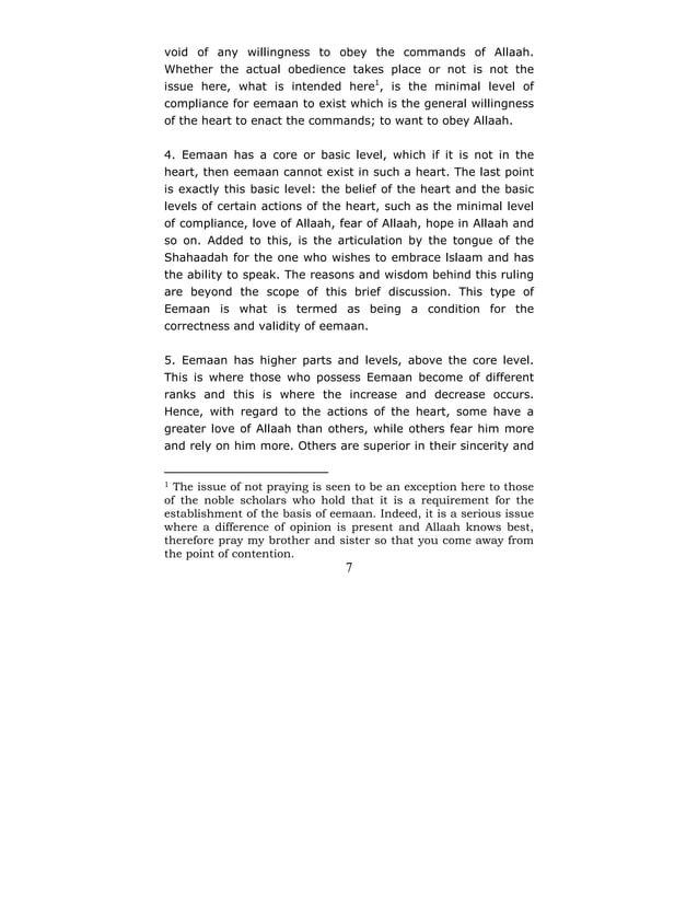 Increase and decrease_of_eemaan | PDF