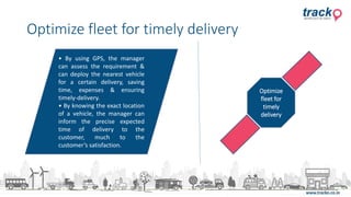 Increase customer satisfaction with GPS vehicle tracking system | PPT