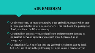 Increased incranial pressure & Air Embolism.pptx | Free Download