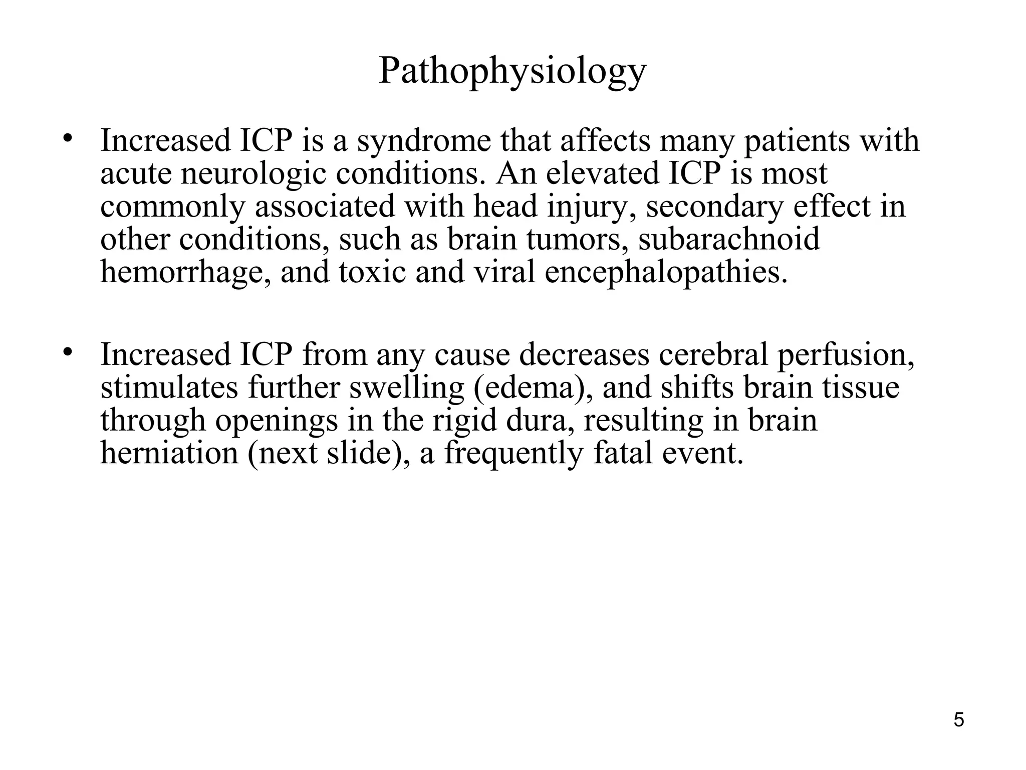 Increased intracranial pressure | PPT