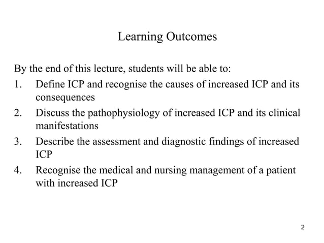 Increased intracranial pressure | PPT