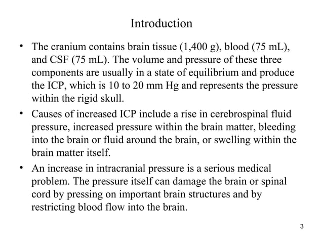 Increased intracranial pressure | PPT