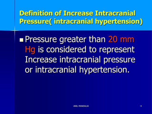 Increased intracranial pressure | PPT | Brain and Nervous System ...