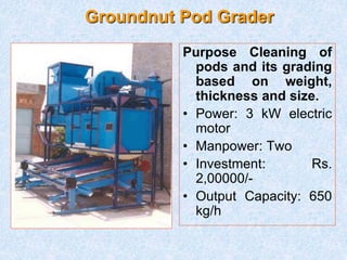 Increased oil availability through post harvest management and value ...