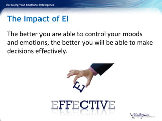 Increasing your Emotional Intelligence- Vicky Scott | PPT | Education