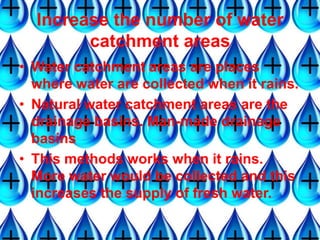 Secondary 2 Geography-Increase in Fresh Water Supply | PPT