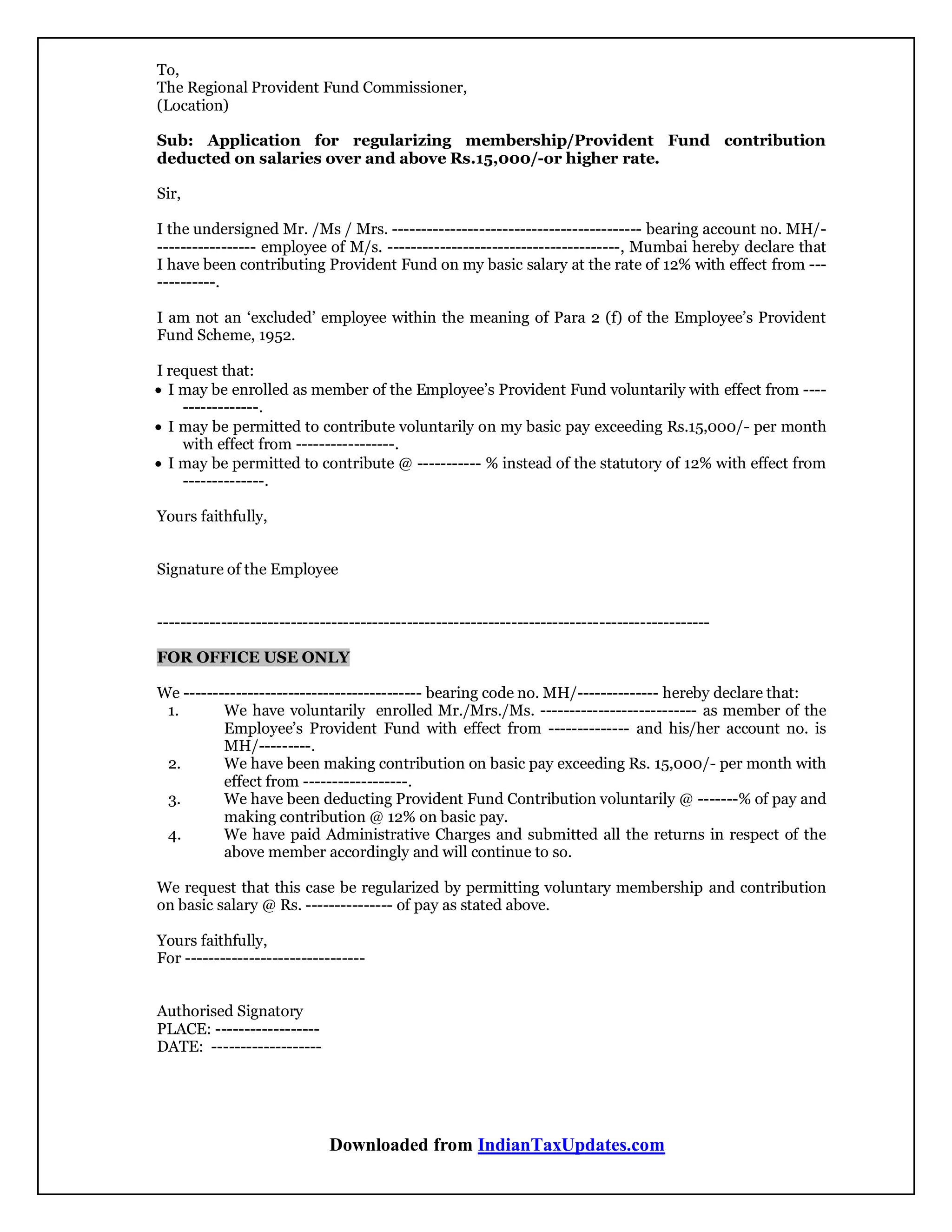 Increase in pf contribution | PDF