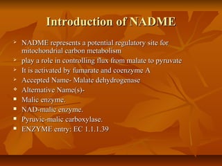 Increase in starch leval by decrease in nad malic | PPT
