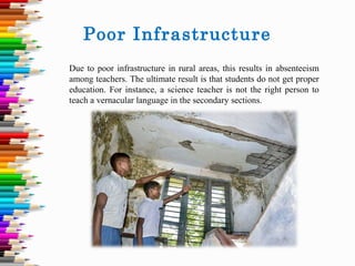 Increase in urban and rural education gap | PPT