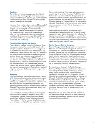 Increase ROI by Integrating an Enterprise App Store with your Software License Optimization ...