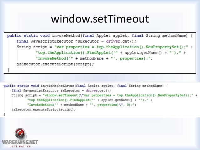 Increase selenium tests stability via java script