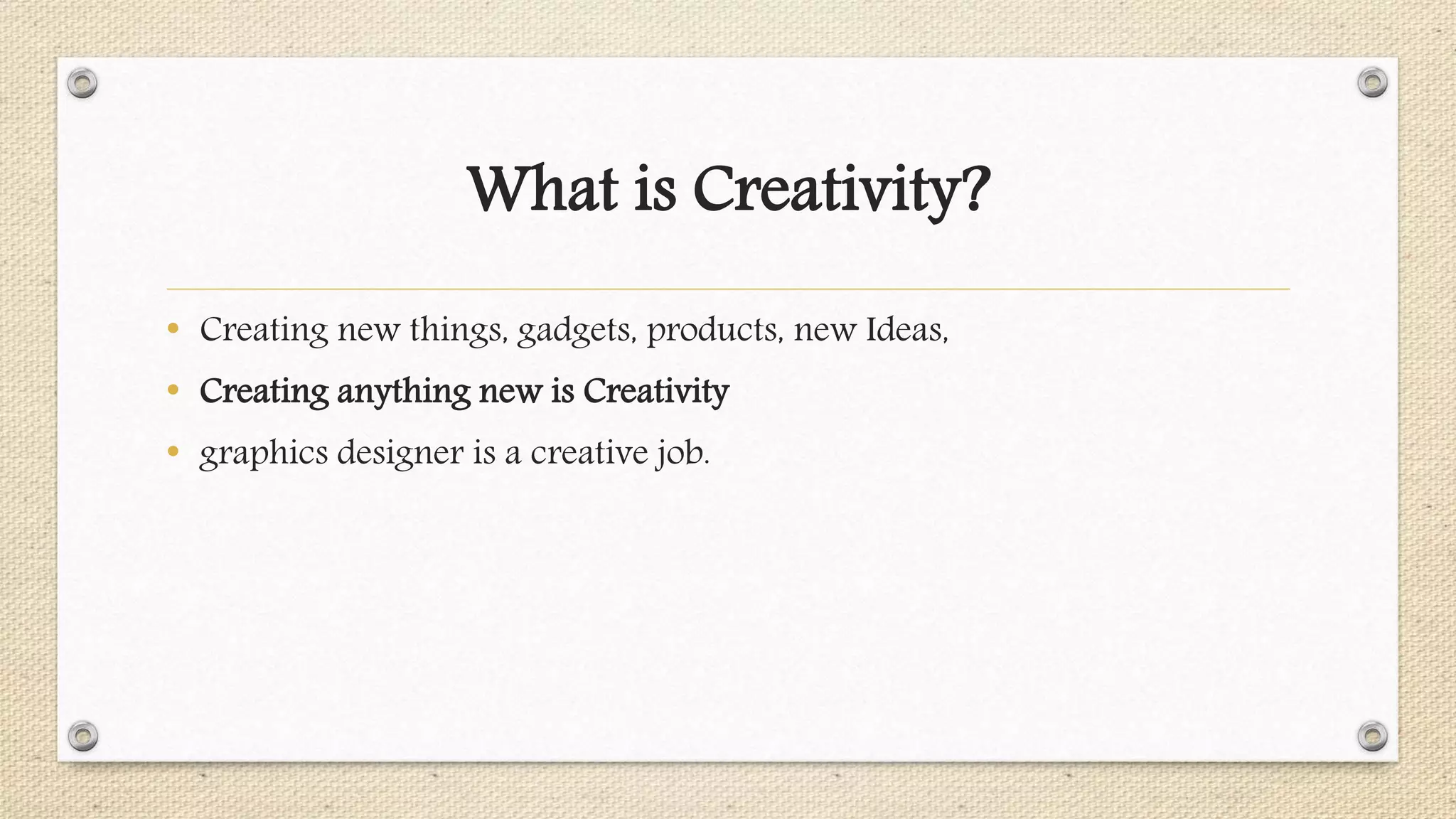 Increase your creativity | PPT