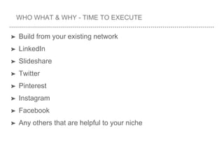 Increase your networking fast | PPT