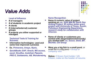 INCREASE YOUR RESUME / CV VALUE THROUGH PERFORMANCE METRICS | PPT