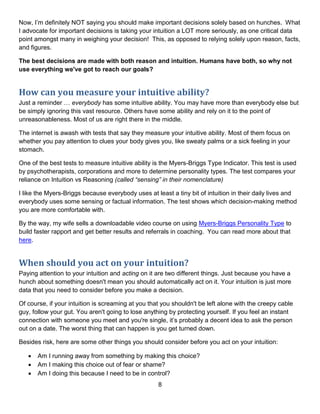 Increasing your-intuition-for-coaches | PDF