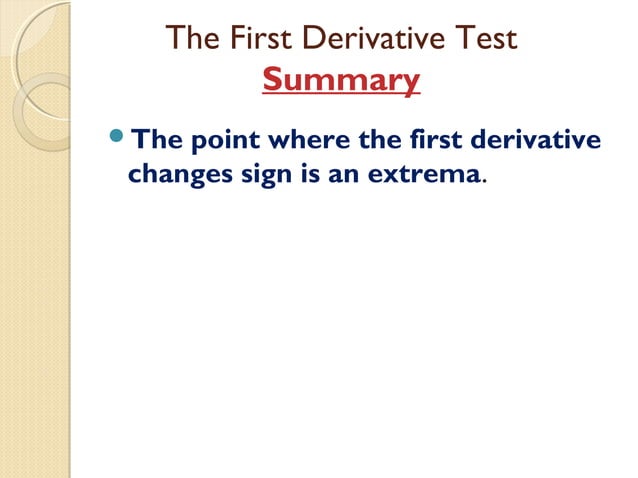 Increasing And Decreasing Functions Ap Calc Sec 33 Ppt