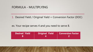 PAA 9: Increasing and decreasing yield amounts | PPT