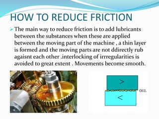 Increasing and reducing friction | PPTX