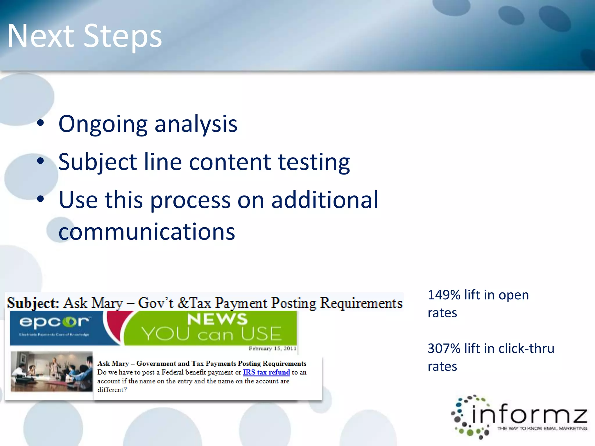 Informz Client Success Series: Increasing engagement with a smart ...