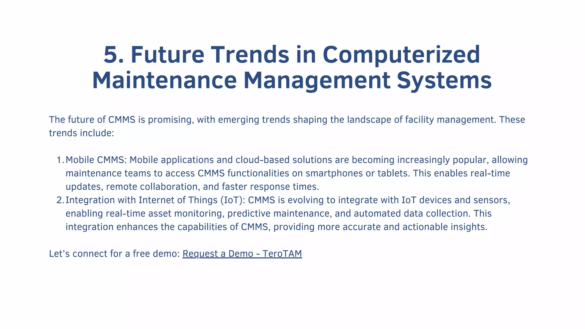 Increasing Facility Management Efficiency with Computerised Maintenance ...