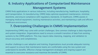 Increasing Facility Management Efficiency with Computerised Maintenance Management System | PPT