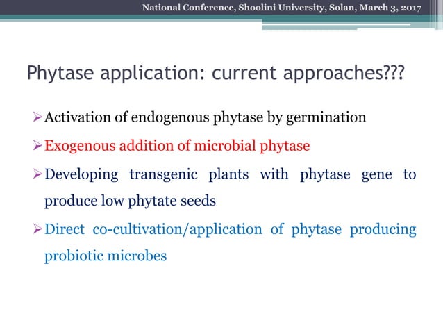 Increasing micronutrient bioavailability in foods by phytase ...