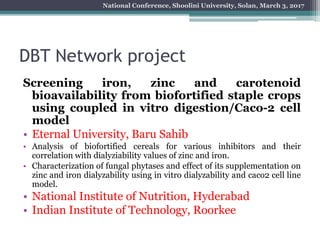 Increasing micronutrient bioavailability in foods by phytase ...