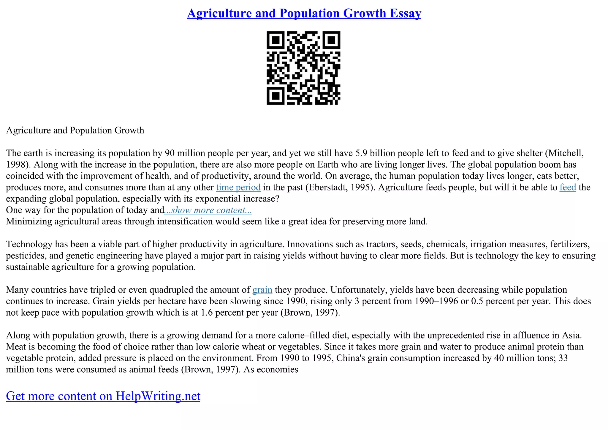 Increasing Population Uncertainty Essay | PPT
