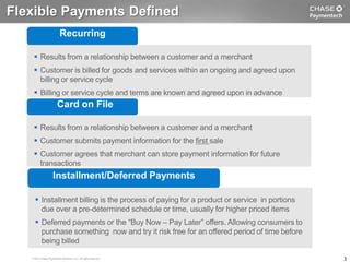 Defining Flexible Payments and their Value | PPTX