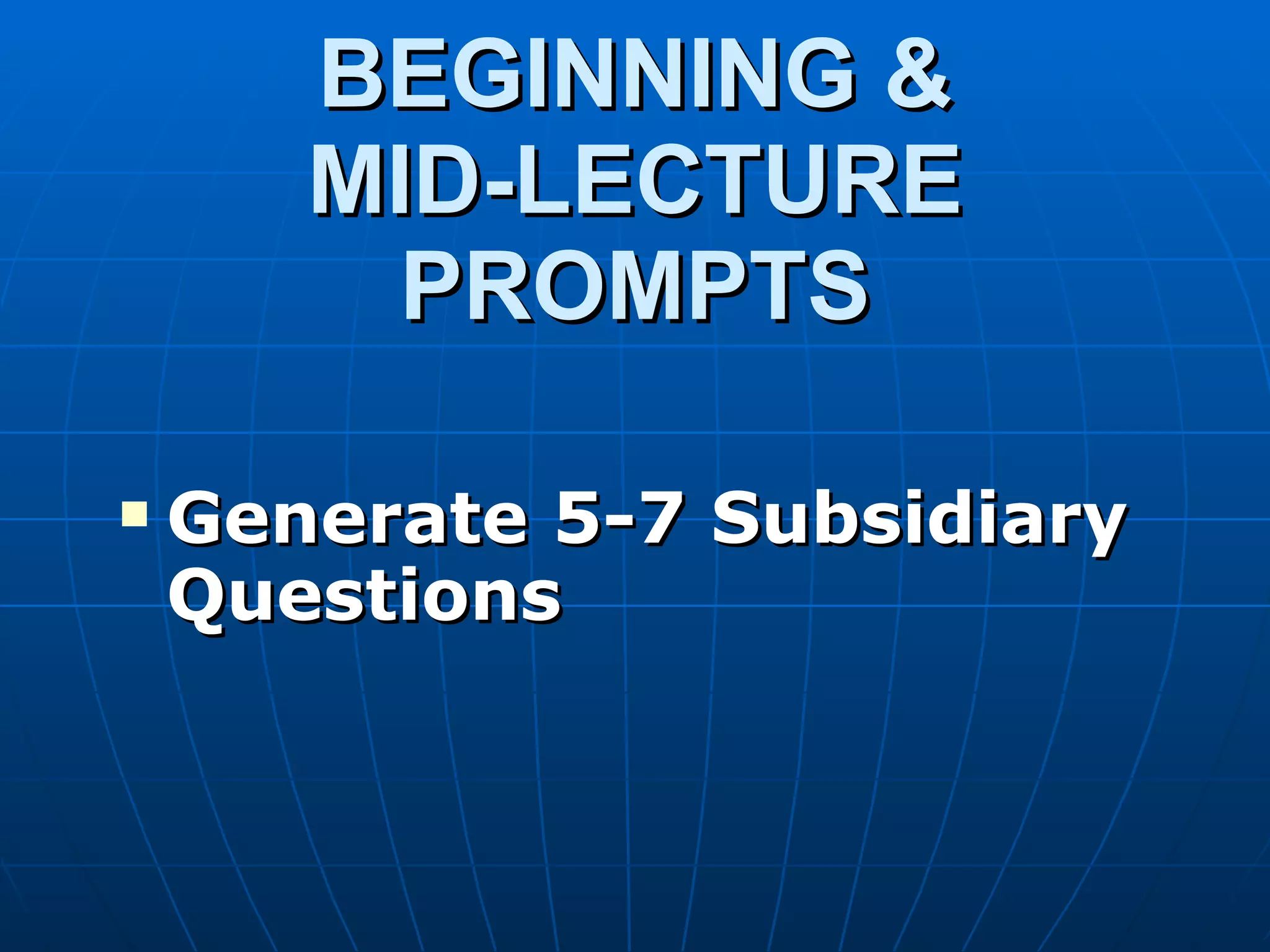Increasing College Classroom Participation | PPT