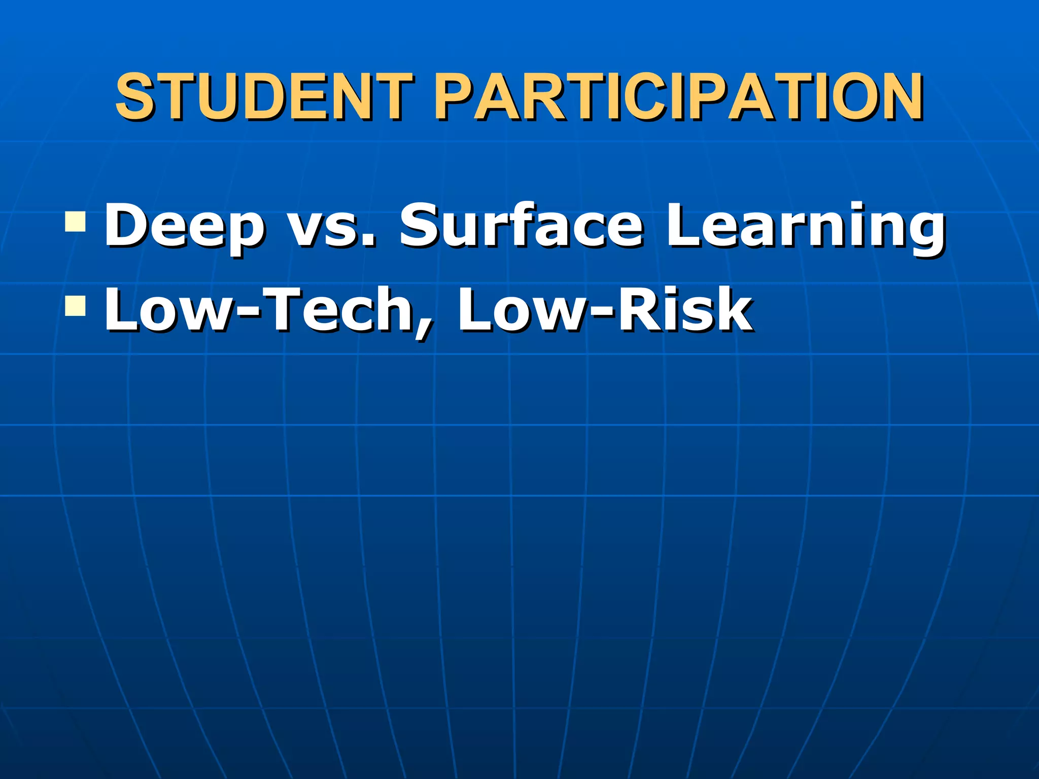 Increasing College Classroom Participation | PPT