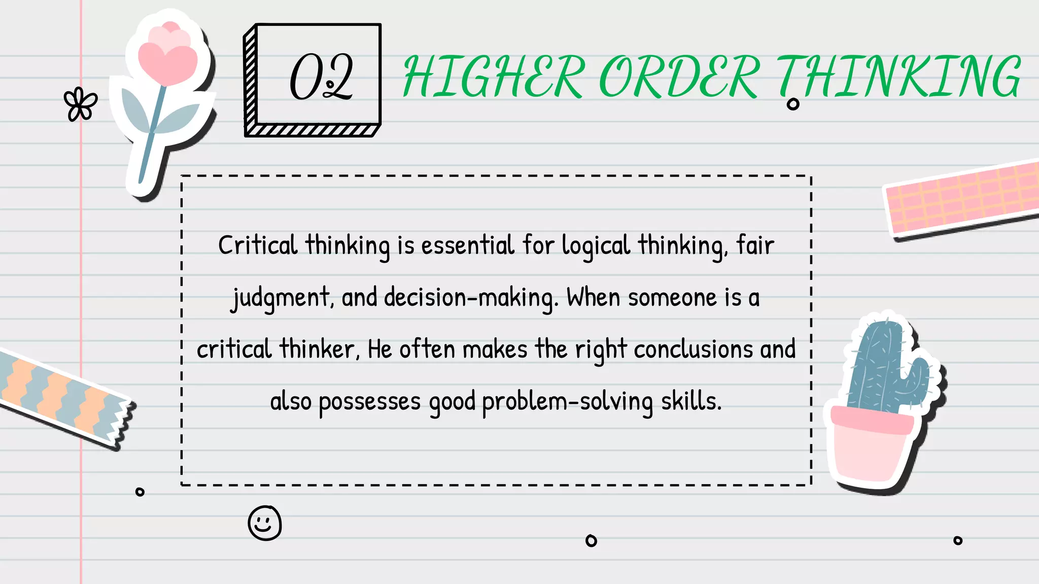 Increasing Student’s Critical Thinking through High Order Thinking ...