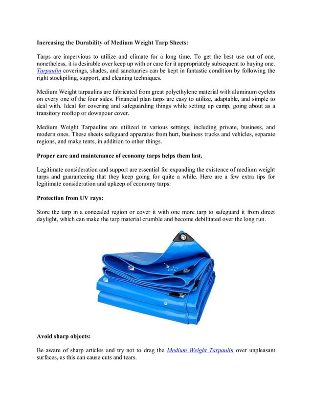 Increasing the Durability of Medium Weight Tarp Sheets.pdf