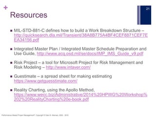 From WBS to Integrated Master Schedule | PPTX