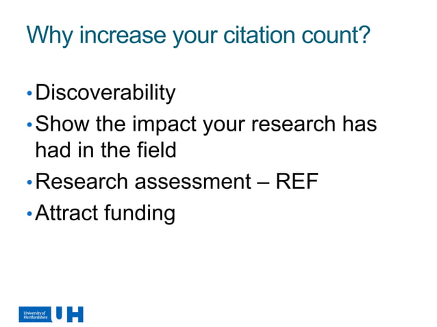 Increasing your citation count | PPT