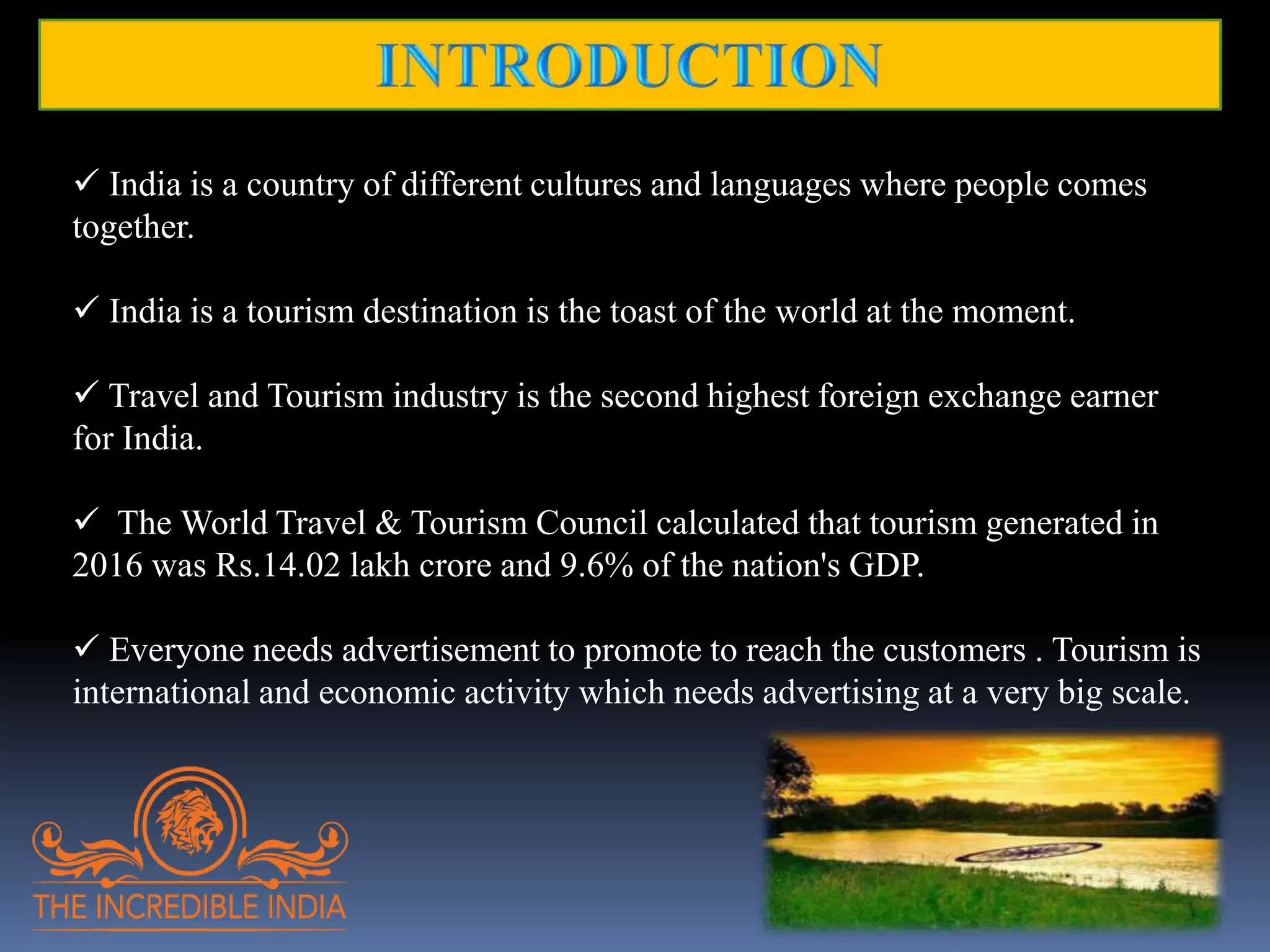 Incredible india it project | PPTX