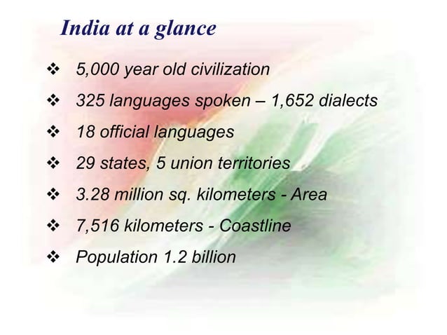 Incredible india presentation | PPTX | Asia Travel | Travel Locations