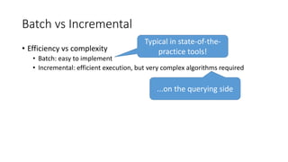 Incremental and Streaming Model Transformations | PPT