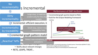 Incremental and Streaming Model Transformations | PPT
