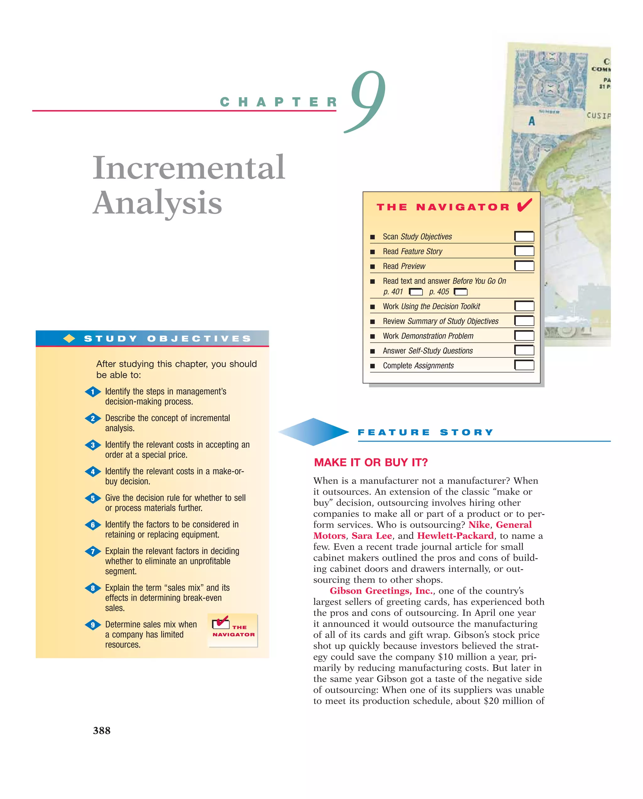 Incremental analysis | PDF