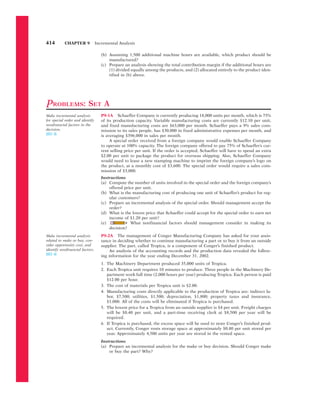 Incremental analysis | PDF