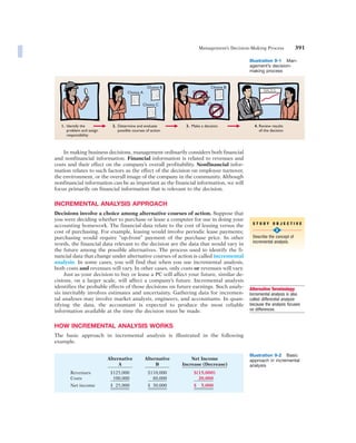 Incremental analysis | PDF