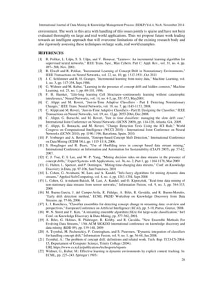 Incremental learning from unbalanced data with concept class, concept drift and missing features ...