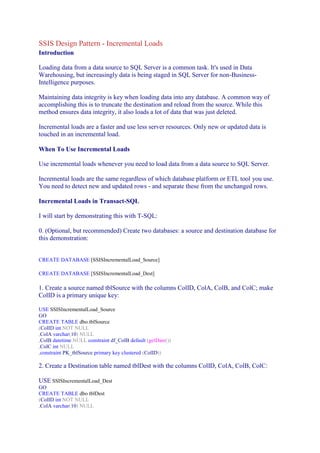 Incremental load | DOCX