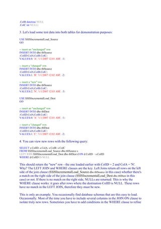 Incremental load | DOCX