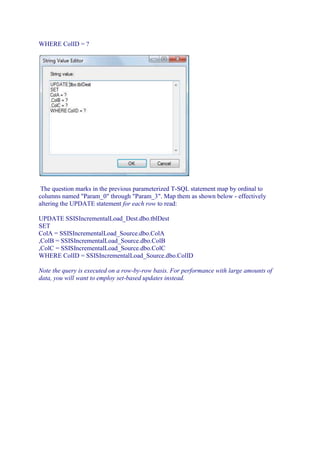 Incremental load | DOCX